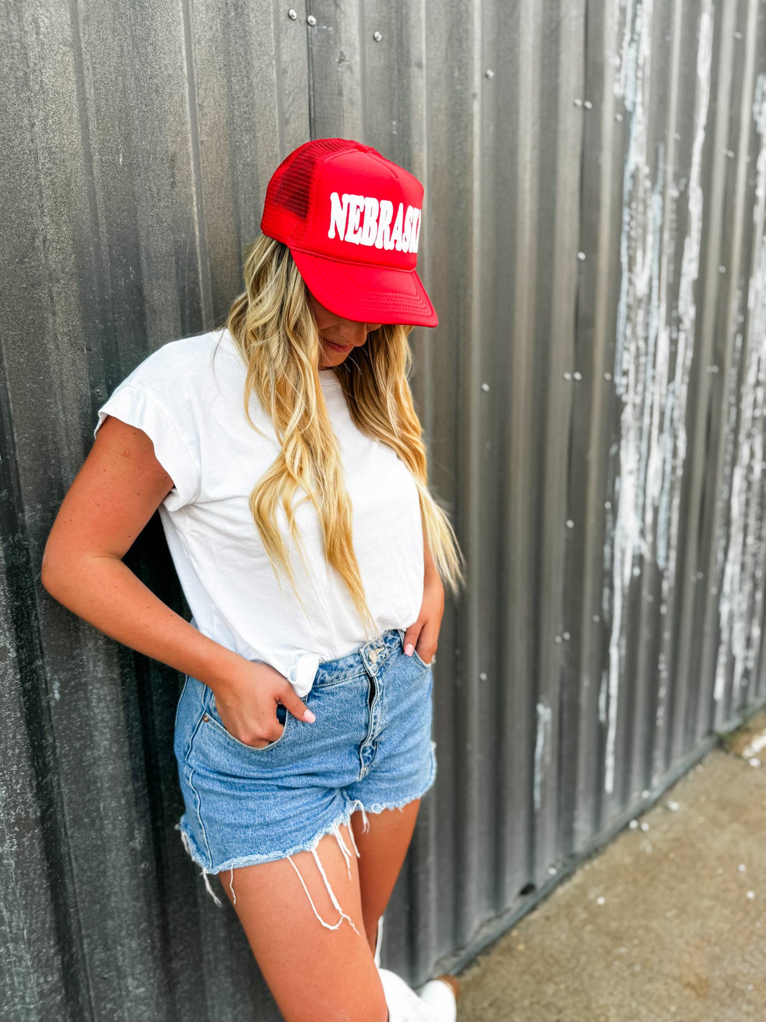 Nebraska Red Trucker Hat – Sandhills Clothing Co.
