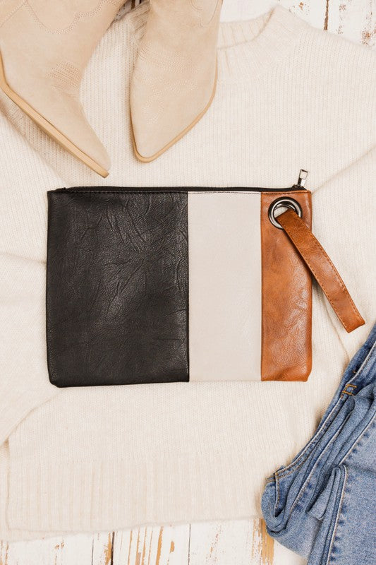 Colorblock Clutch – Sandhills Clothing Co.