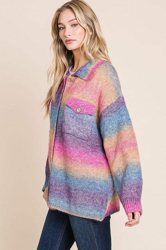 Multi Colored Knit Sweater – Sandhills Clothing Co.